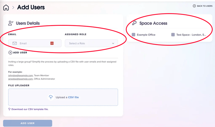 How to add/remove users, set up privileges, and invite guests